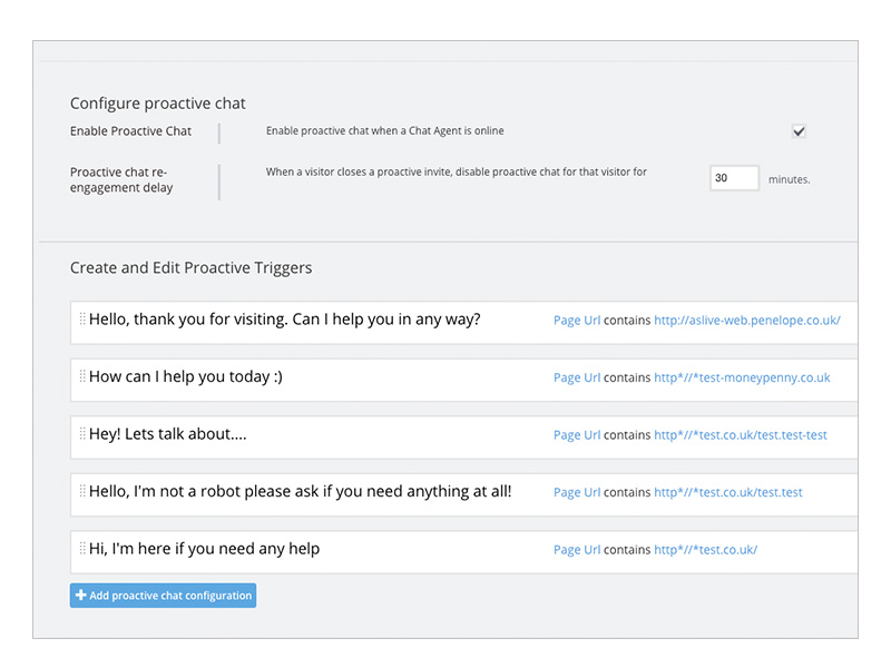 An overview of the Live Chat admin portal | Moneypenny | Resources