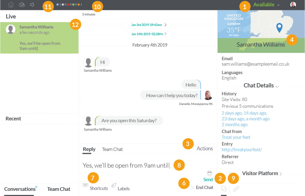 Taking chats guide - Moneypenny | Resources