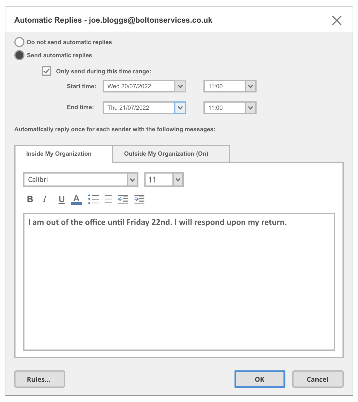 How to link your 'Out of Office' status through Microsoft Teams ...