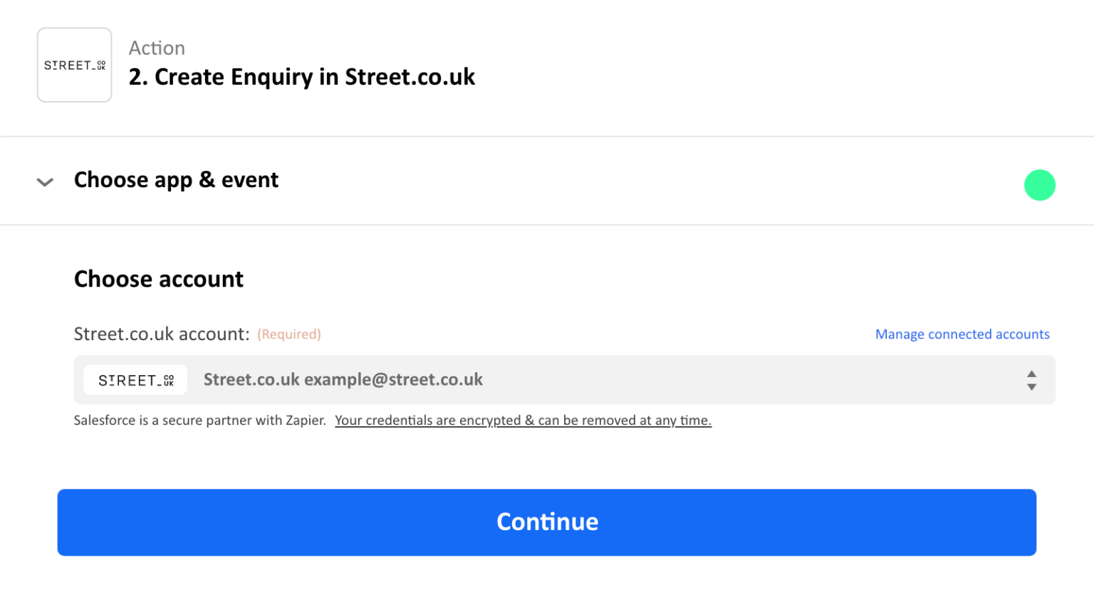Setting up your Street.co.uk integration - Moneypenny | Resources